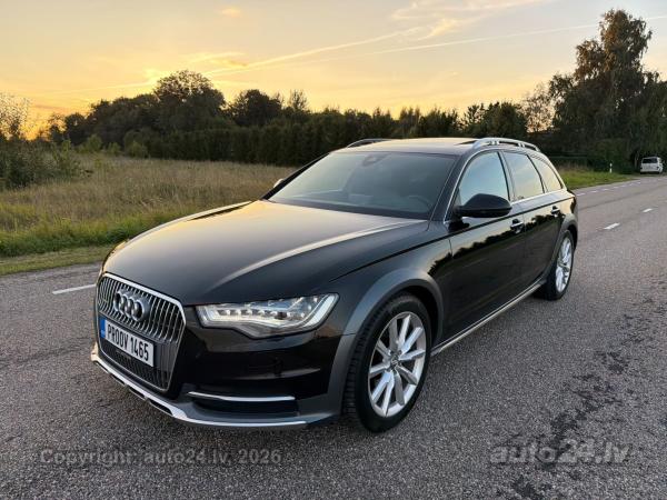 Black Audi A6 Allroad 2014 in Tallinn, with an engine capacity of 3.00 L and mileage of 221 thousand km for 15490 €, photo 1 on AUTOMOTO.COM.LV