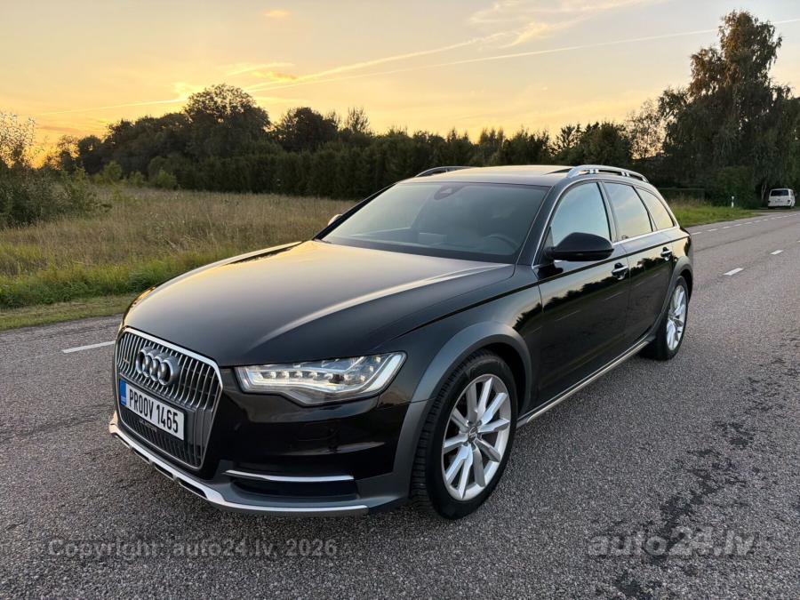 Black Audi A6 Allroad 2014 in Tallinn, with an engine capacity of 3.00 L and mileage of 221 thousand km for 15490 €, photo 1 on AUTOMOTO.COM.LV