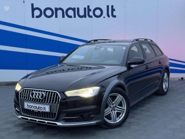 Black Audi A6 Allroad 2015 in Kaunas, with an engine capacity of 2.97 L and mileage of 234 thousand km for 14999 €, photo 1 on AUTOMOTO.COM.LV
