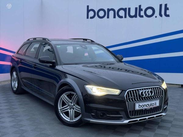 Black Audi A6 Allroad 2015 in Kaunas, with an engine capacity of 2.97 L and mileage of 234 thousand km for 14999 €, photo 2 on AUTOMOTO.COM.LV