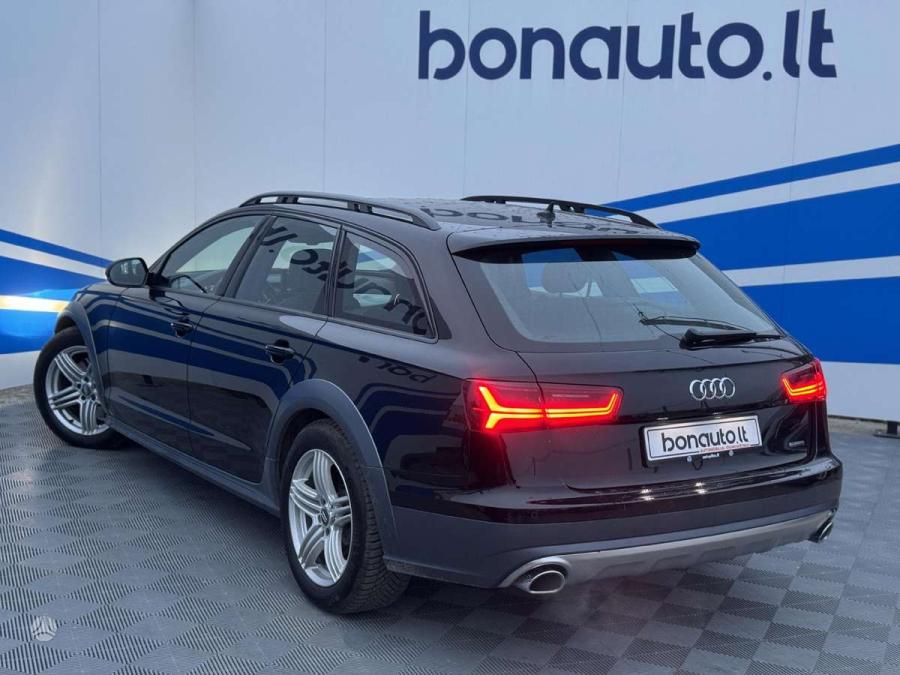 Black Audi A6 Allroad 2015 in Kaunas, with an engine capacity of 2.97 L and mileage of 234 thousand km for 14999 €, photo 4 on AUTOMOTO.COM.LV