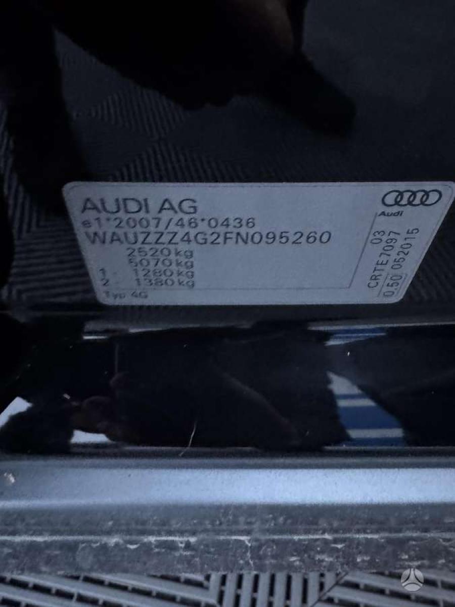 Black Audi A6 Allroad 2015 in Kaunas, with an engine capacity of 2.97 L and mileage of 234 thousand km for 14999 €, photo 11 on AUTOMOTO.COM.LV