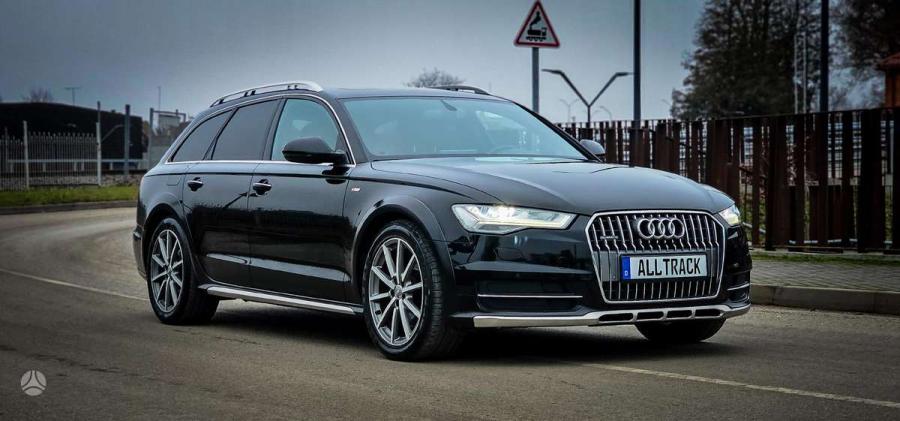 Melns Audi A6 Allroad 2015 Marijampole, ar dzinēja tilpumu 3.00 L un nobraukumu 240 tūkst. km par 14200 €, foto 7 vietnē AUTOMOTO.COM.LV