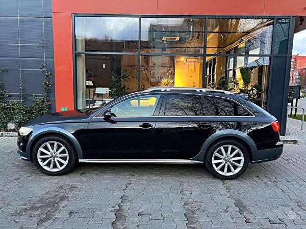 Black Audi A6 Allroad 2015 in Vilnius, with an engine capacity of 2.97 L and mileage of 182 thousand km for 14999 €, photo 2 on AUTOMOTO.COM.LV