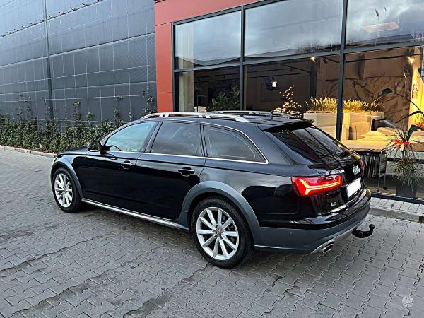 Black Audi A6 Allroad 2015 in Vilnius, with an engine capacity of 2.97 L and mileage of 182 thousand km for 14999 €, photo 3 on AUTOMOTO.COM.LV
