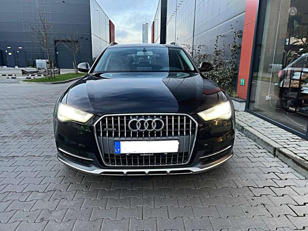 Black Audi A6 Allroad 2015 in Vilnius, with an engine capacity of 2.97 L and mileage of 182 thousand km for 14999 €, photo 7 on AUTOMOTO.COM.LV
