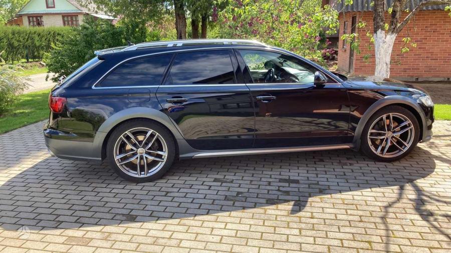 Melns Audi A6 Allroad 2015 Panevēža, ar dzinēja tilpumu 2.97 L un nobraukumu 243 tūkst. km par 13300 €, foto 11 vietnē AUTOMOTO.COM.LV