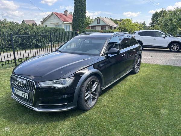 Black Audi A6 Allroad 2015 in Panevezys, with an engine capacity of 2.97 L and mileage of 243 thousand km for 13300 €, photo 2 on AUTOMOTO.COM.LV