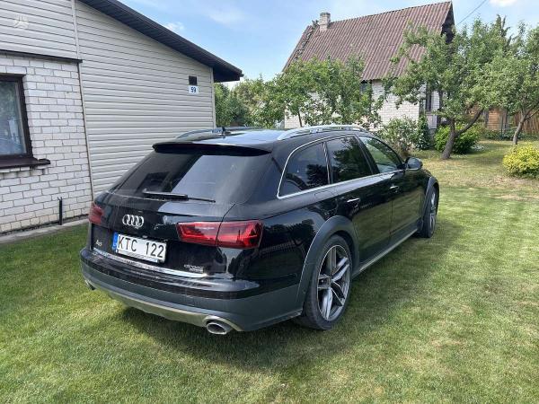 Black Audi A6 Allroad 2015 in Panevezys, with an engine capacity of 2.97 L and mileage of 243 thousand km for 13300 €, photo 4 on AUTOMOTO.COM.LV