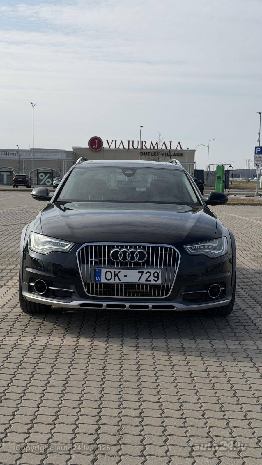 Black Audi A6 Allroad 2015 in Riga, with an engine capacity of 0.00 L and mileage of 352 thousand km for 12500 €, photo 6 on AUTOMOTO.COM.LV