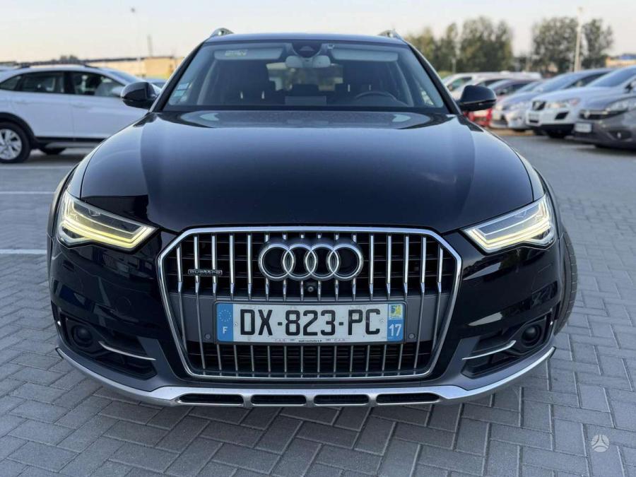 Black Audi A6 Allroad 2015 in Taurage, with an engine capacity of 2.97 L and mileage of 292 thousand km for 15900 €, photo 4 on AUTOMOTO.COM.LV