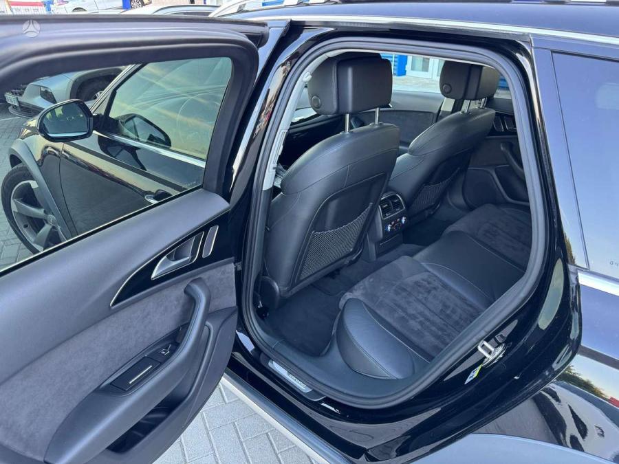 Black Audi A6 Allroad 2015 in Taurage, with an engine capacity of 2.97 L and mileage of 292 thousand km for 15900 €, photo 12 on AUTOMOTO.COM.LV
