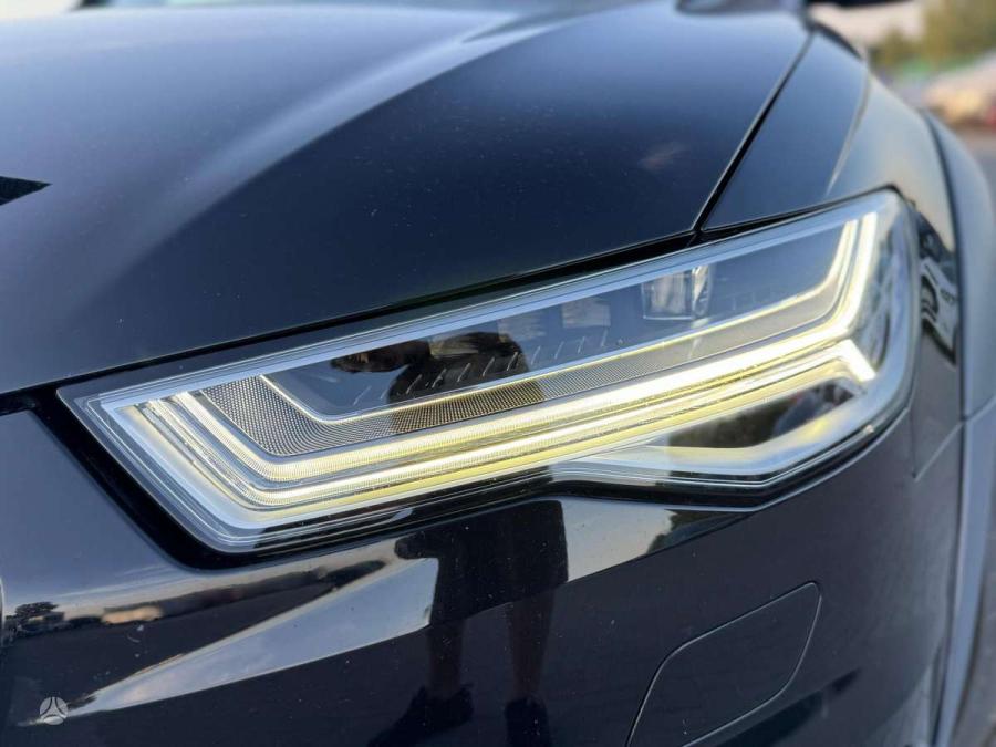 Black Audi A6 Allroad 2015 in Taurage, with an engine capacity of 2.97 L and mileage of 292 thousand km for 15900 €, photo 25 on AUTOMOTO.COM.LV