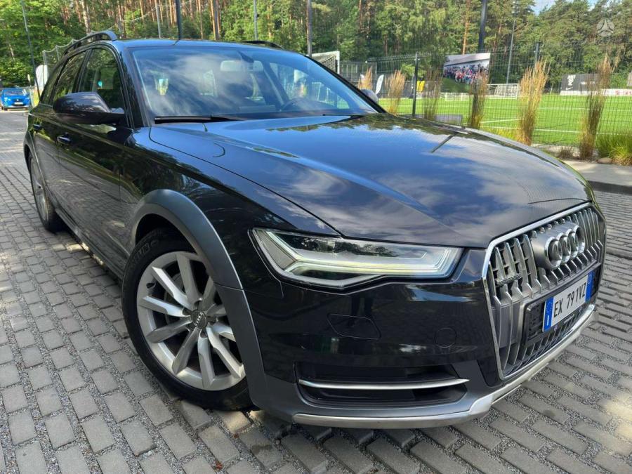 Melns Audi A6 Allroad 2015 Viļņa, ar dzinēja tilpumu 2.97 L un nobraukumu 288 tūkst. km par 13350 €, foto 13 vietnē AUTOMOTO.COM.LV