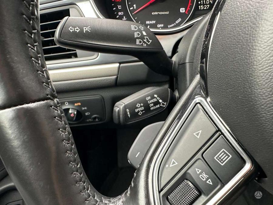 Melns Audi A6 Allroad 2015 Viļņa, ar dzinēja tilpumu 2.97 L un nobraukumu 288 tūkst. km par 13350 €, foto 22 vietnē AUTOMOTO.COM.LV