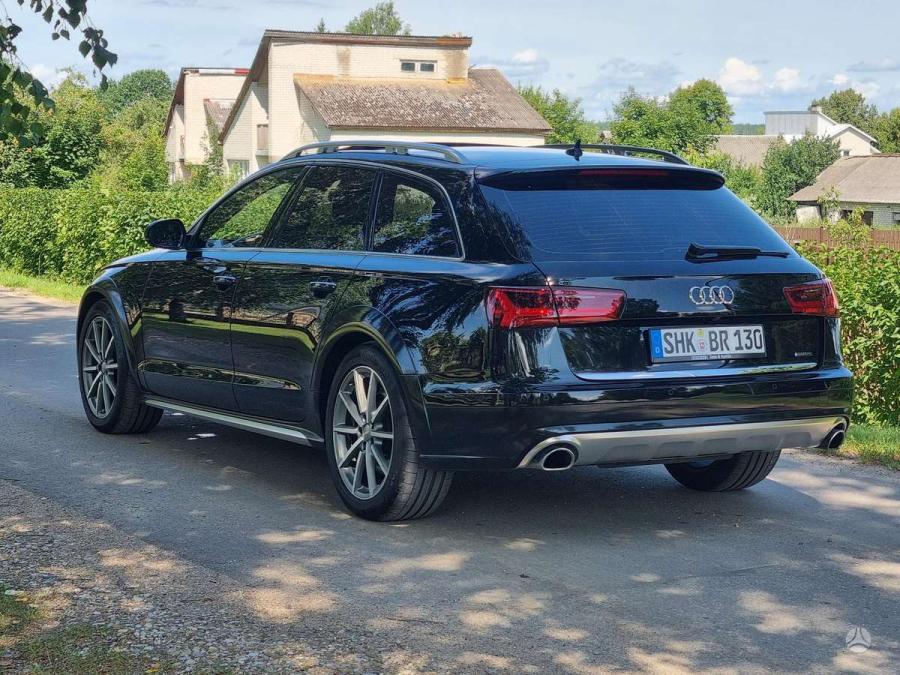 Black Audi A6 Allroad 2015 in Vilnius, with an engine capacity of 2.97 L and mileage of 161 thousand km for 20550 €, photo 12 on AUTOMOTO.COM.LV