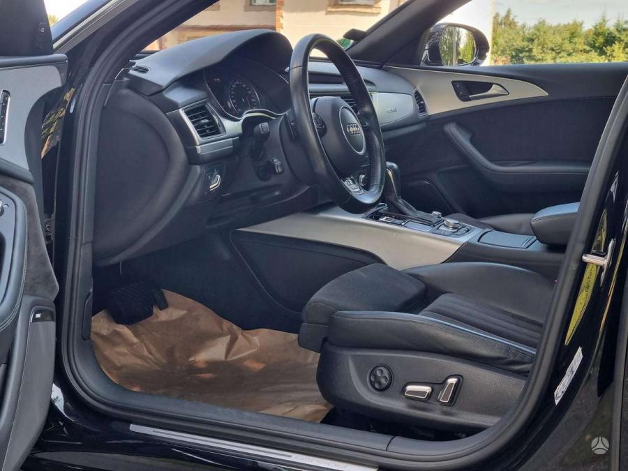 Black Audi A6 Allroad 2015 in Vilnius, with an engine capacity of 2.97 L and mileage of 161 thousand km for 20550 €, photo 15 on AUTOMOTO.COM.LV