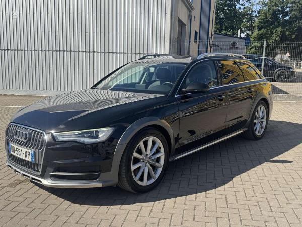 Black Audi A6 Allroad 2015 in Taurage, with an engine capacity of 2.97 L and mileage of 215 thousand km for 14350 €, photo 1 on AUTOMOTO.COM.LV