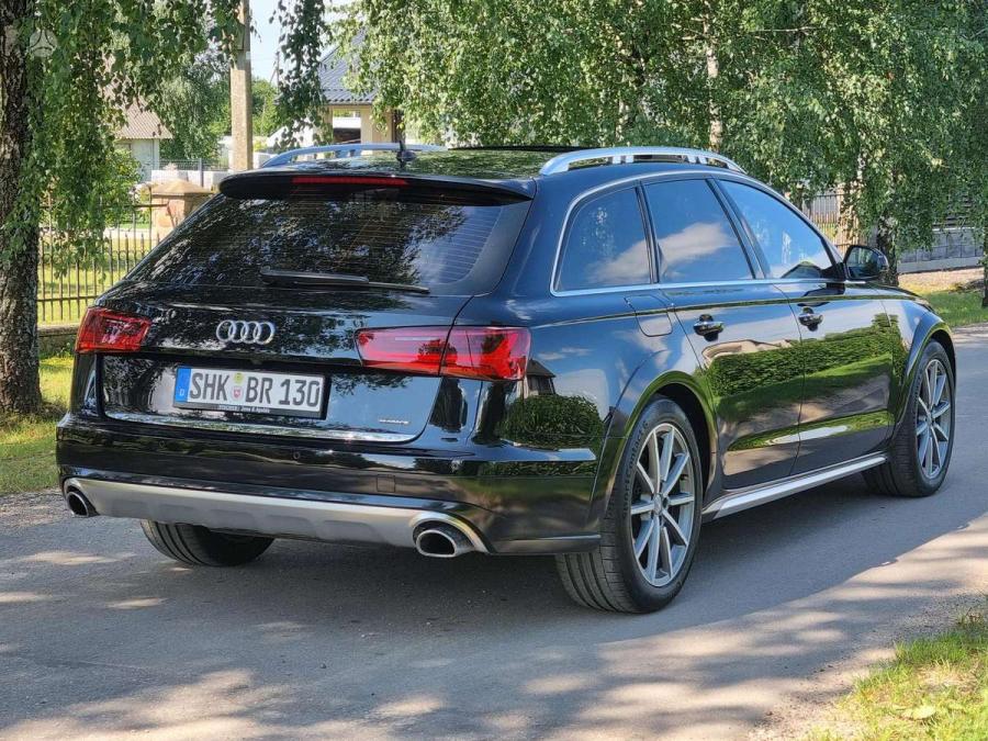 Черный Ауди А6 Олроуд 2015 в Вильнюс, объемом двигателя 2.97 л и пробегом 162 тыс. км за 19350 €, фото 10 на AUTOMOTO.COM.LV