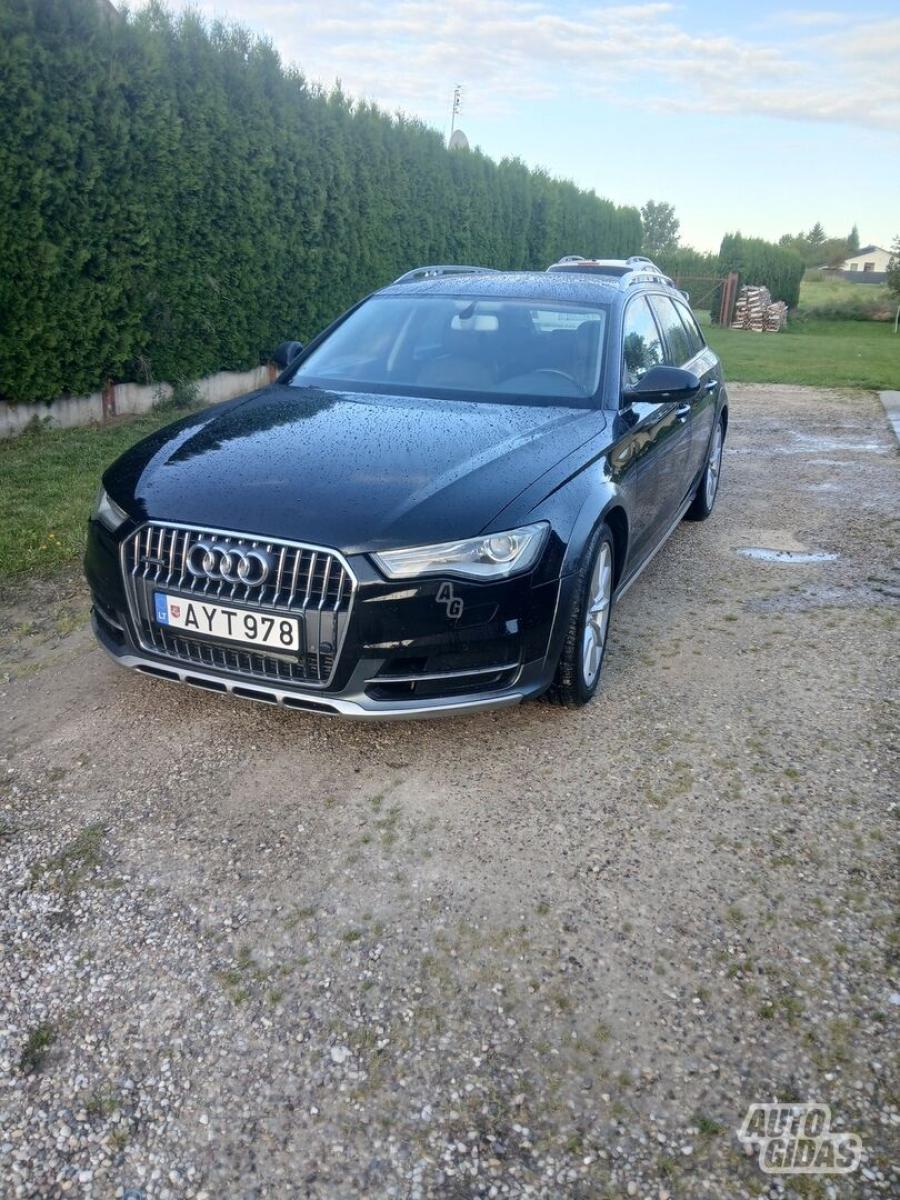 Black Audi A6 Allroad 2015 in Panevezys, with an engine capacity of 3.00 L and mileage of 319 thousand km for 10900 €, photo 1 on AUTOMOTO.COM.LV