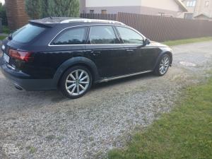 Black Audi A6 Allroad 2015 in Panevezys, with an engine capacity of 3.00 L and mileage of 319 thousand km for 10900 €, photo 11 on AUTOMOTO.COM.LV