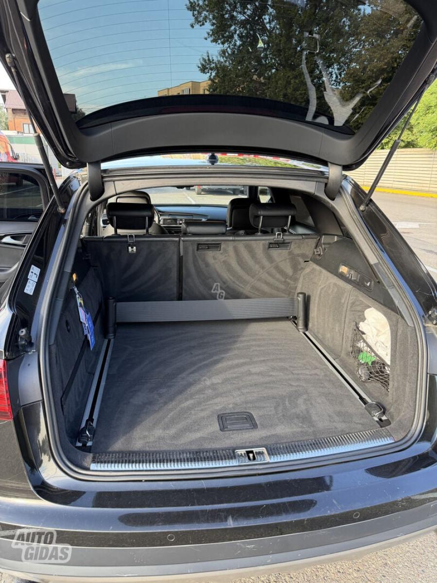 Melns Audi A6 Allroad 2015 Kauņa, ar dzinēja tilpumu 3.00 L un nobraukumu 278 tūkst. km par 13200 €, foto 18 vietnē AUTOMOTO.COM.LV