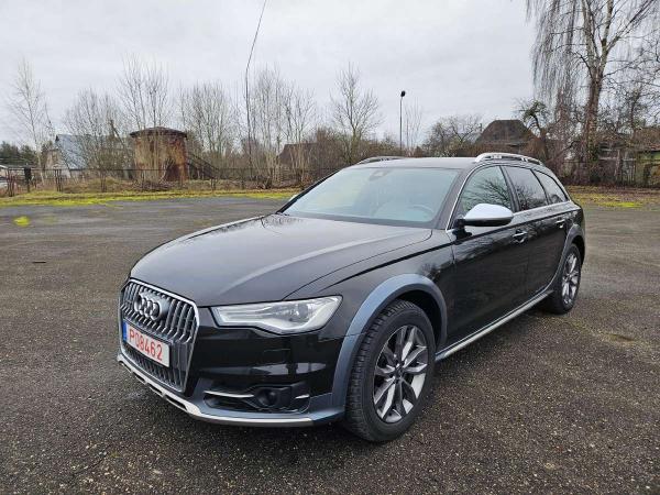 Black Audi A6 Allroad 2016 in Utena, with an engine capacity of 2.97 L and mileage of 237 thousand km for 13999 €, photo 2 on AUTOMOTO.COM.LV