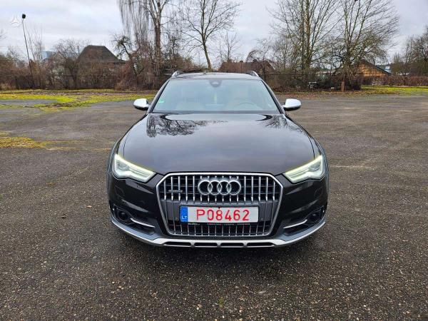 Black Audi A6 Allroad 2016 in Utena, with an engine capacity of 2.97 L and mileage of 237 thousand km for 13999 €, photo 3 on AUTOMOTO.COM.LV