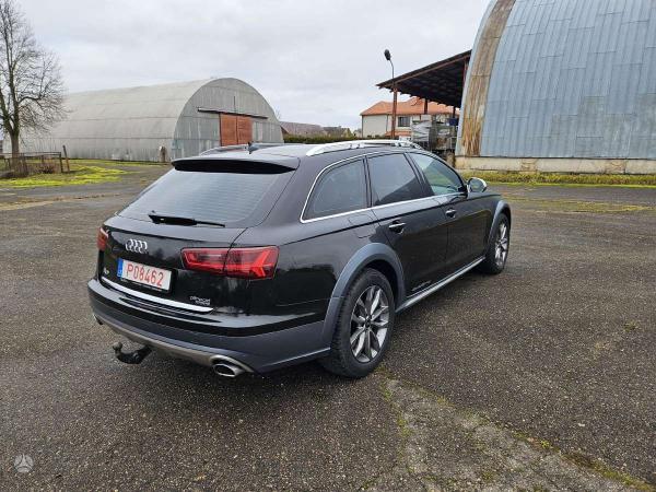 Black Audi A6 Allroad 2016 in Utena, with an engine capacity of 2.97 L and mileage of 237 thousand km for 13999 €, photo 6 on AUTOMOTO.COM.LV