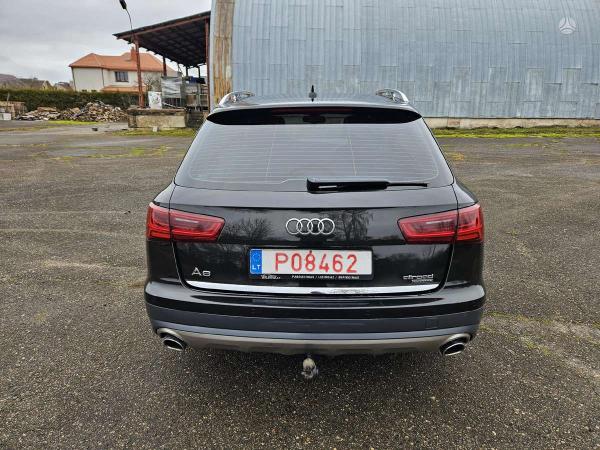 Black Audi A6 Allroad 2016 in Utena, with an engine capacity of 2.97 L and mileage of 237 thousand km for 13999 €, photo 8 on AUTOMOTO.COM.LV