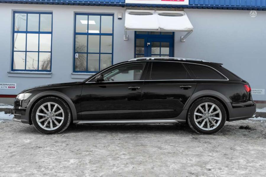 Black Audi A6 Allroad 2016 in Vilnius, with an engine capacity of 2.97 L and mileage of 283 thousand km for 15999 €, photo 5 on AUTOMOTO.COM.LV