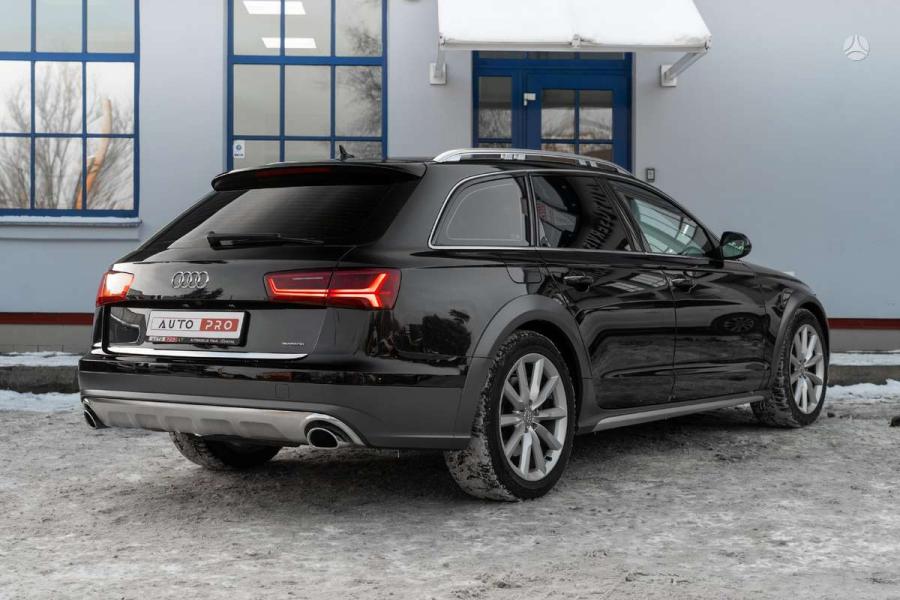 Black Audi A6 Allroad 2016 in Vilnius, with an engine capacity of 2.97 L and mileage of 283 thousand km for 15999 €, photo 7 on AUTOMOTO.COM.LV