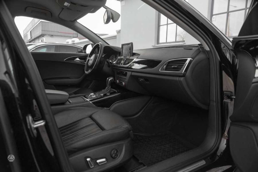 Black Audi A6 Allroad 2016 in Vilnius, with an engine capacity of 2.97 L and mileage of 283 thousand km for 15999 €, photo 13 on AUTOMOTO.COM.LV