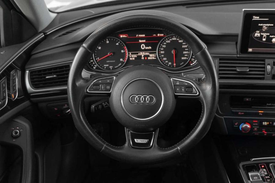 Black Audi A6 Allroad 2016 in Vilnius, with an engine capacity of 2.97 L and mileage of 283 thousand km for 15999 €, photo 17 on AUTOMOTO.COM.LV