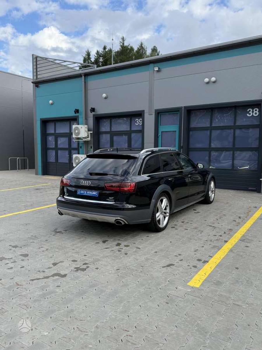 Melns Audi A6 Allroad 2016 Viļņa, ar dzinēja tilpumu 2.97 L un nobraukumu 252 tūkst. km par 17890 €, foto 6 vietnē AUTOMOTO.COM.LV