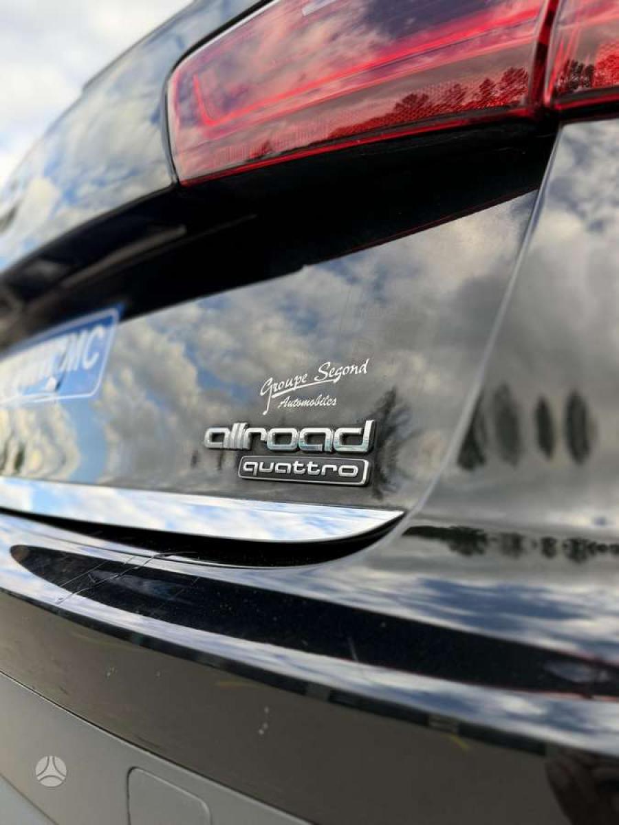 Melns Audi A6 Allroad 2016 Viļņa, ar dzinēja tilpumu 2.97 L un nobraukumu 252 tūkst. km par 17890 €, foto 8 vietnē AUTOMOTO.COM.LV