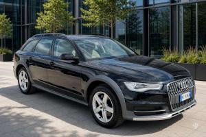 Black Audi A6 Allroad 2016 in Vilnius, with an engine capacity of 3.00 L and mileage of 245 thousand km for 12950 €, photo  on AUTOMOTO.COM.LV