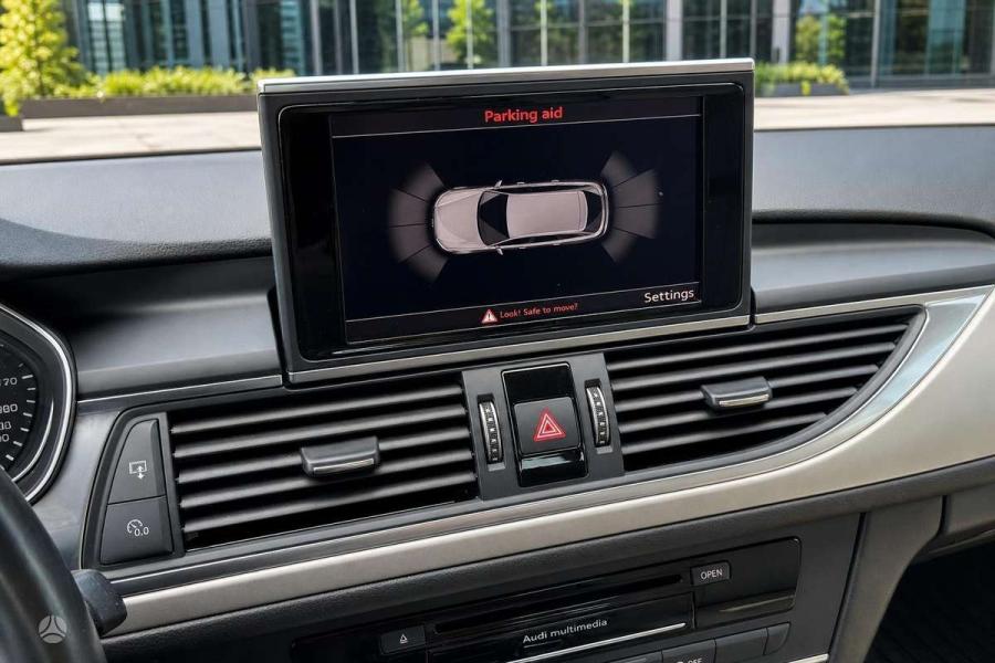 Black Audi A6 Allroad 2016 in Vilnius, with an engine capacity of 3.00 L and mileage of 245 thousand km for 12950 €, photo 13 on AUTOMOTO.COM.LV
