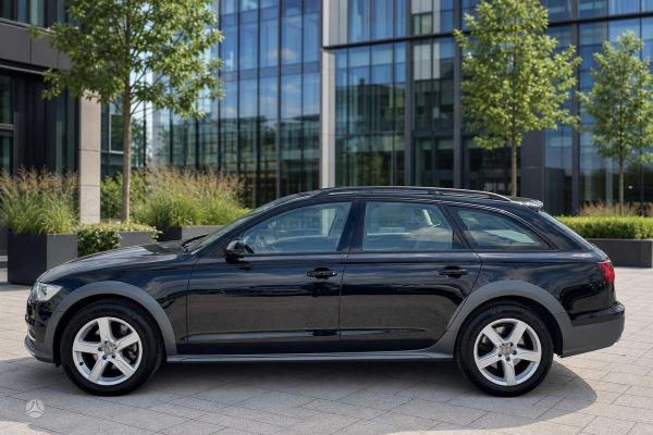 Black Audi A6 Allroad 2016 in Vilnius, with an engine capacity of 3.00 L and mileage of 245 thousand km for 12950 €, photo 5 on AUTOMOTO.COM.LV