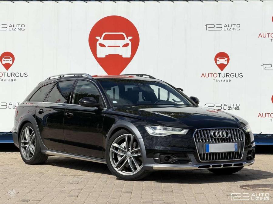 Black Audi A6 Allroad 2016 in Taurage, with an engine capacity of 3.00 L and mileage of 210 thousand km for 15300 €, photo 6 on AUTOMOTO.COM.LV