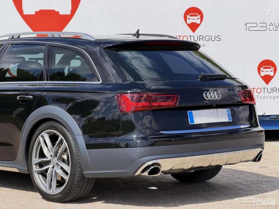 Black Audi A6 Allroad 2016 in Taurage, with an engine capacity of 3.00 L and mileage of 210 thousand km for 15300 €, photo 9 on AUTOMOTO.COM.LV