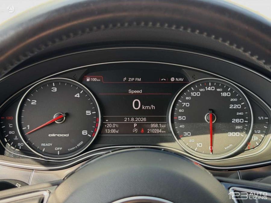 Black Audi A6 Allroad 2016 in Taurage, with an engine capacity of 3.00 L and mileage of 210 thousand km for 15300 €, photo 22 on AUTOMOTO.COM.LV