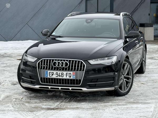 Black Audi A6 Allroad 2017 in Jonava, with an engine capacity of 2.97 L and mileage of 257 thousand km for 18990 €, photo 1 on AUTOMOTO.COM.LV