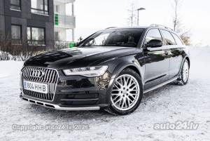 Melns Audi A6 Allroad 2017 Tallina, ar dzinēja tilpumu 3.00 L un nobraukumu 220 tūkst. km par 12990 €, foto  vietnē AUTOMOTO.COM.LV