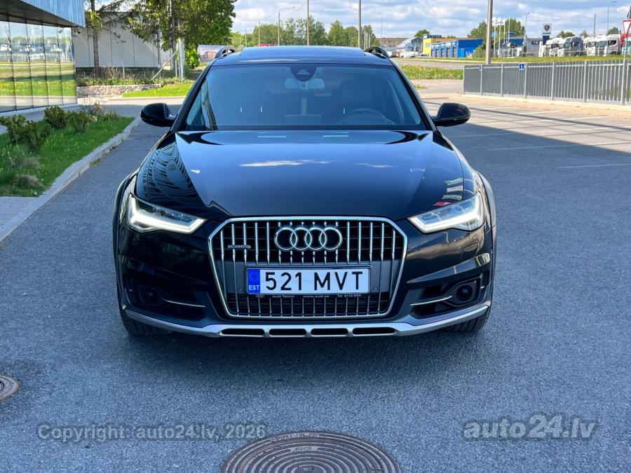 Black Audi A6 Allroad 2017 in Tartu, with an engine capacity of 3.00 L and mileage of 222 thousand km for 19900 €, photo 3 on AUTOMOTO.COM.LV