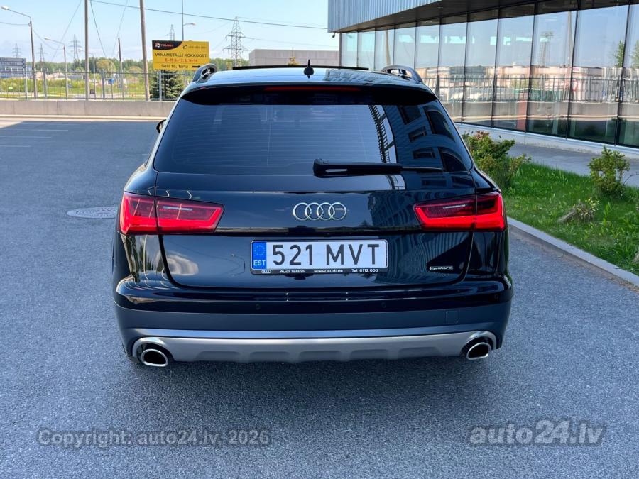 Black Audi A6 Allroad 2017 in Tartu, with an engine capacity of 3.00 L and mileage of 222 thousand km for 19900 €, photo 6 on AUTOMOTO.COM.LV
