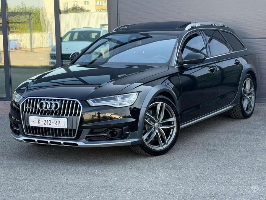 Black Audi A6 Allroad 2017 in Jonava, with an engine capacity of 2.97 L and mileage of 210 thousand km for 19999 €, photo 3 on AUTOMOTO.COM.LV