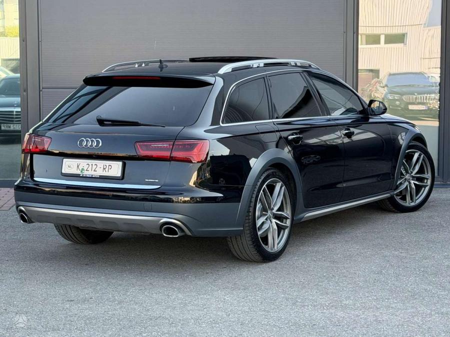 Black Audi A6 Allroad 2017 in Jonava, with an engine capacity of 2.97 L and mileage of 210 thousand km for 19999 €, photo 11 on AUTOMOTO.COM.LV