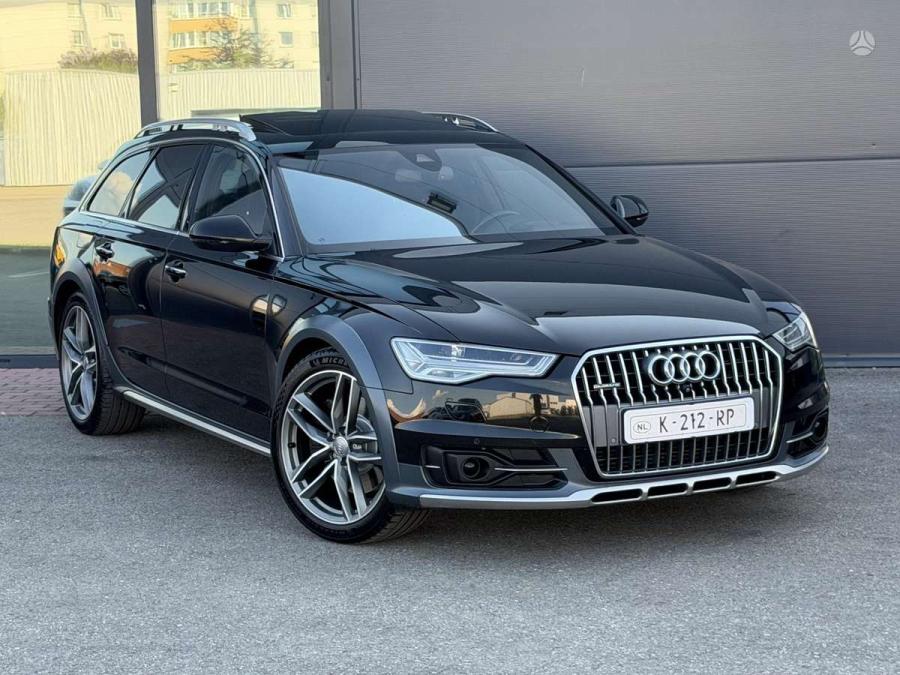 Black Audi A6 Allroad 2017 in Jonava, with an engine capacity of 2.97 L and mileage of 210 thousand km for 19999 €, photo 13 on AUTOMOTO.COM.LV