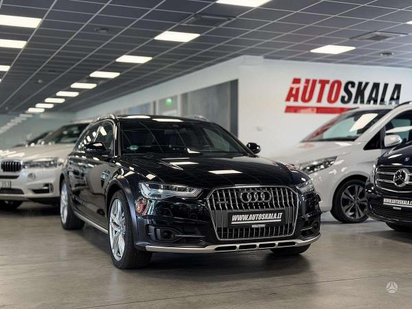 Black Audi A6 Allroad 2017 in Klaipeda, with an engine capacity of 2.97 L and mileage of 338 thousand km for 17250 €, photo 4 on AUTOMOTO.COM.LV